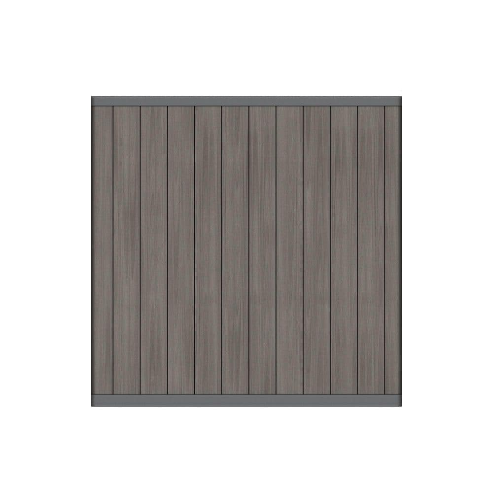 NewTechWood UltraEasy 6 ft. x 6 ft. Argentinian Silver Gray Composite ...