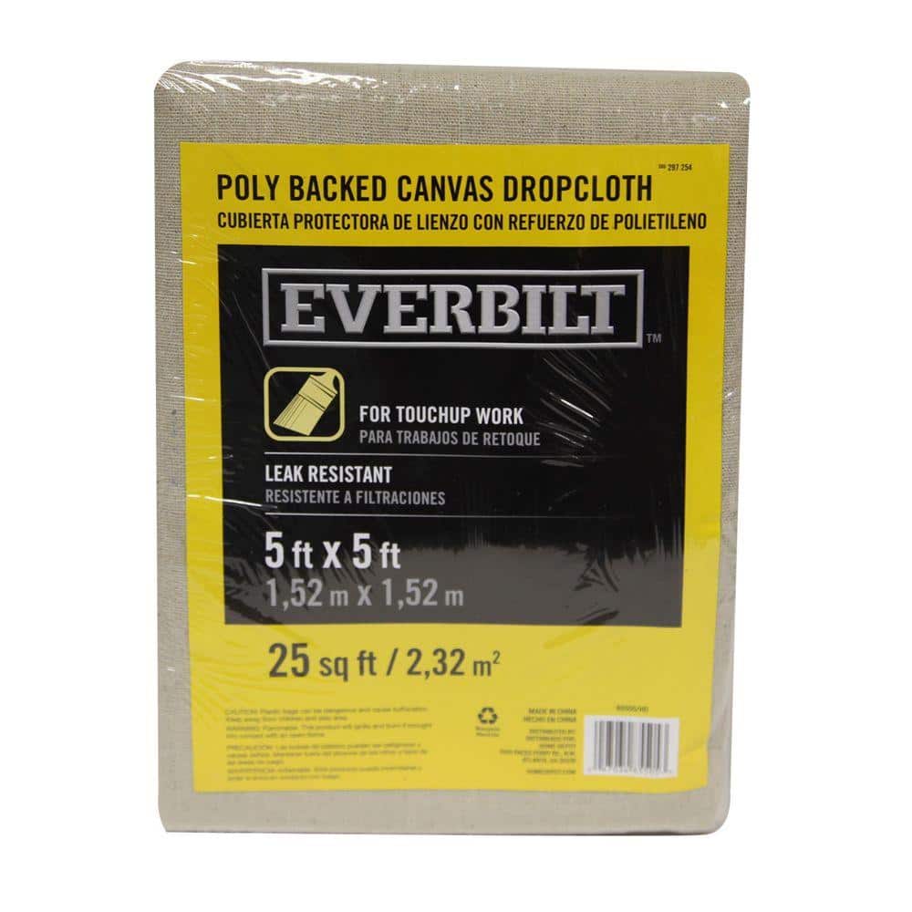 Everbilt 5 ft. x 5 ft. Quick DropCloth 85505/12HD - The Home Depot