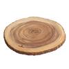 Frieling Wood Brown Serving Board, Acacia wood, round, 18 in. x 15 in ...