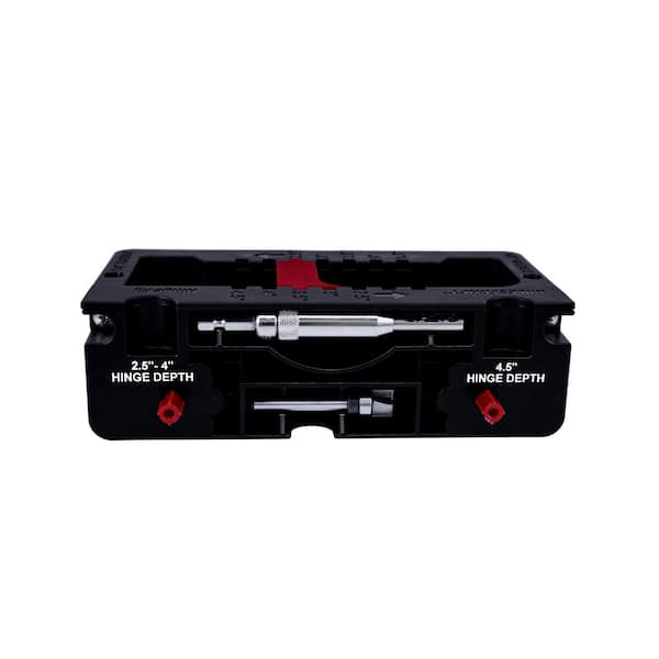 Milescraft Hinge Jig-Door Hinge Kit for Routers, 2-1/2 in. to 4-1/2 in ...