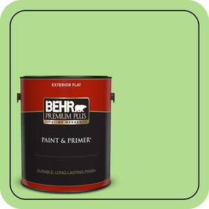 BEHR PREMIUM PLUS 8 oz. #MQ4-46 Early Spring Flat Interior/Exterior ...