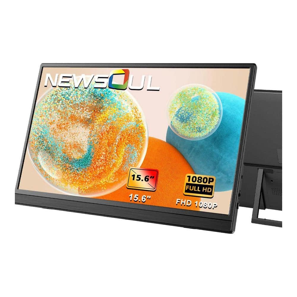 Yichuhaoxi 15.6 in. Portable Monitor, IPS HDR 1920X1080 FHD Eye Care ...