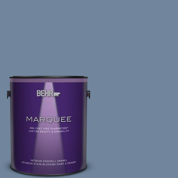 BEHR MARQUEE 1 gal. #S520-5 Thundercloud One-Coat Hide Eggshell Enamel ...