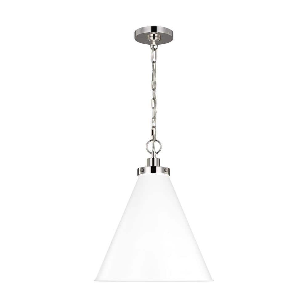 Generation Lighting Wellfleet 15.625 in. W x 19 in. H 1-Light Matte ...
