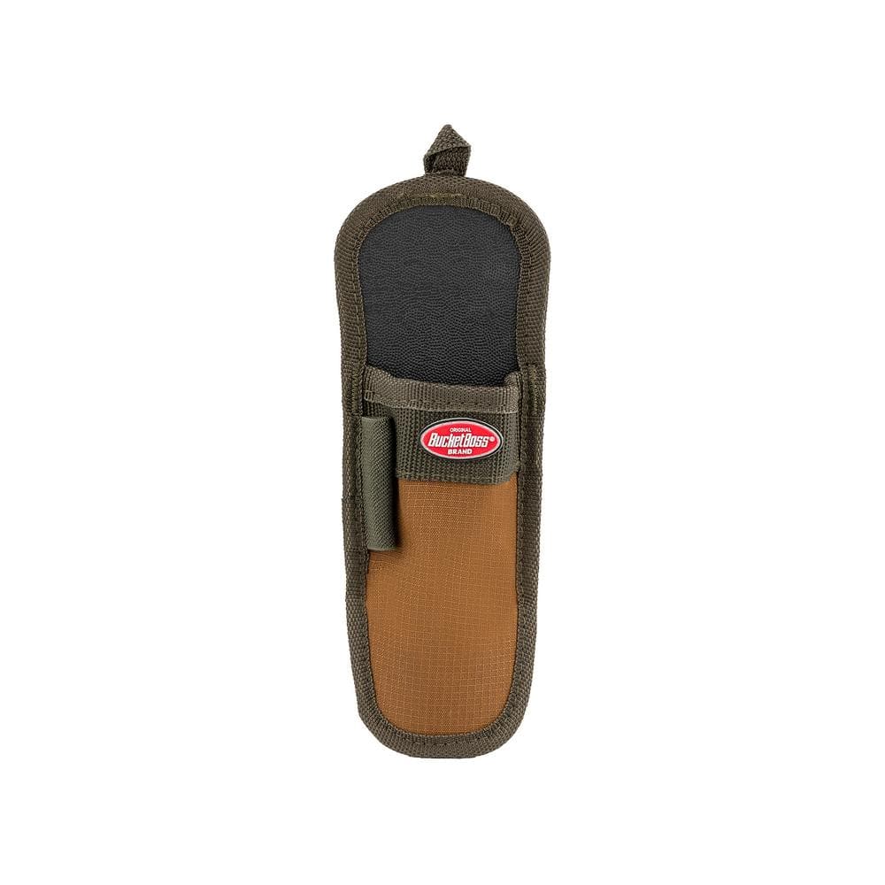 BUCKET BOSS 3.75 in. 1-Pocket Single Barrel Tool Belt Sheath Holster ...