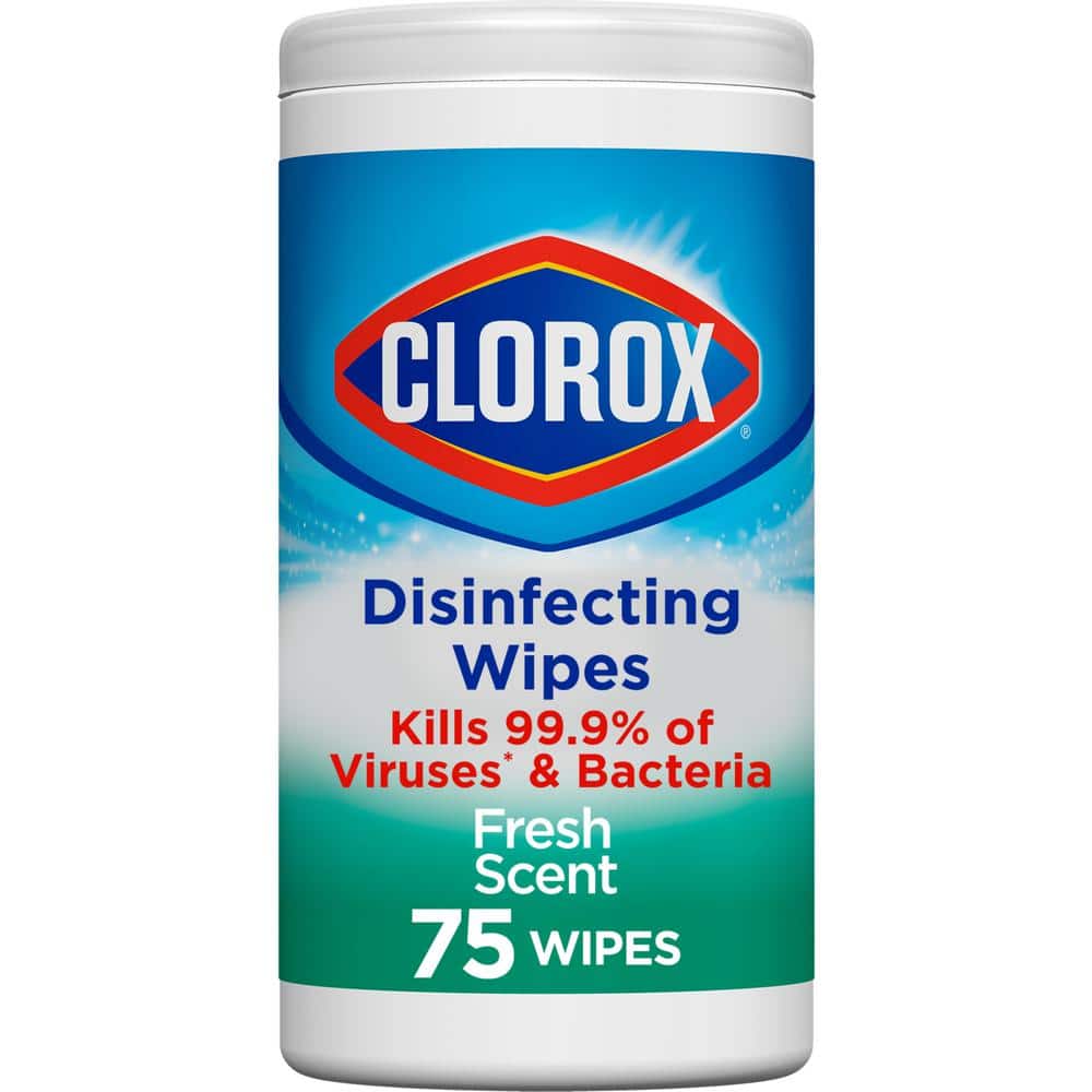 Clorox 75-Count Fresh Scent Bleach Free Disinfecting Cleaning Wipes ...