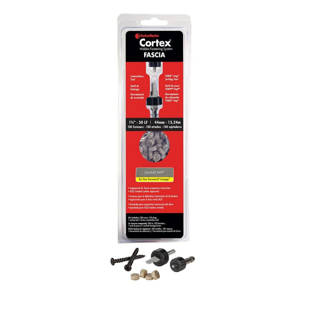 FastenMaster Cortex 1-3/4 in. Fascia Screws - Lineage Island Mist ...