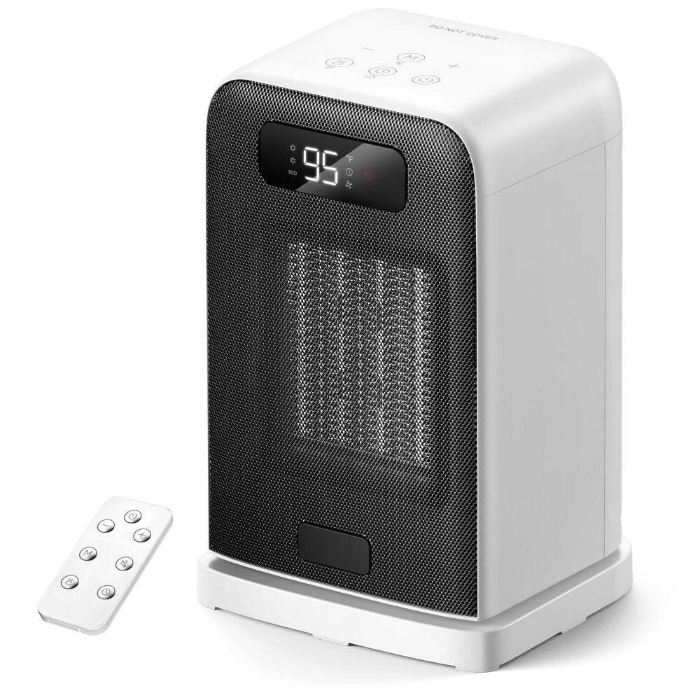 1500W White Indoor Electric Portable Heater, Auto Temperature Control ...