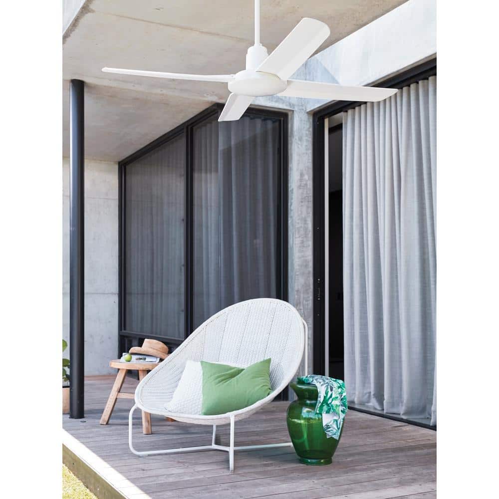 Lucci Air Nautilus 52 in. White Ceiling Fan with Remote Control ...