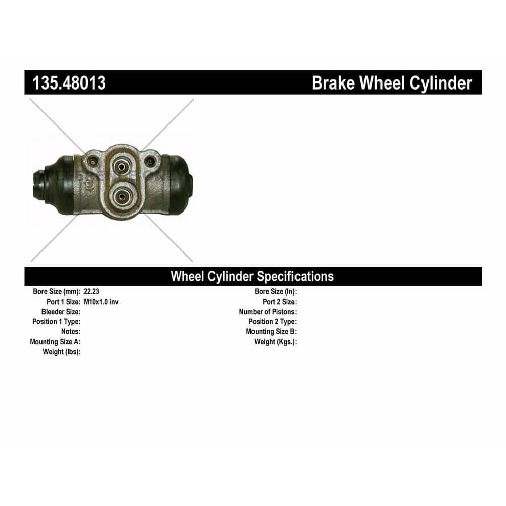 Centric Parts Drum Brake Wheel Cylinder 135.48013 - The Home Depot