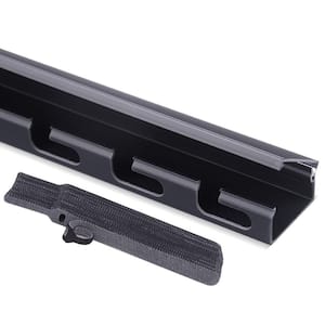 YICHUHAOXI Large Capacity Cable Raceway Desk Wire Organizer Black for ...