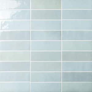 Bedrosians Cloe Subway Glossy Creme 2.5 in. x 8 in. Handmade-Look ...