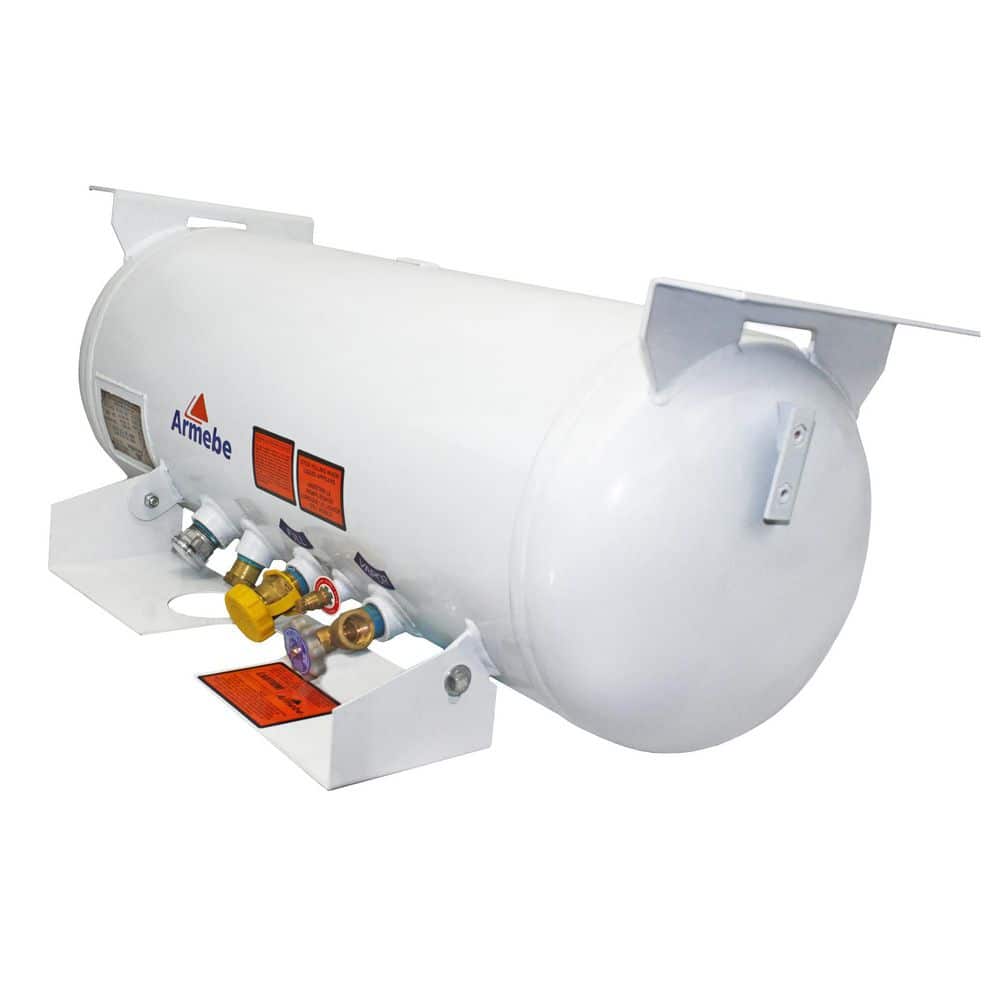Flame King 16-Gallon ASME Horizontal Propane Tank for RV, Food Trucks ...