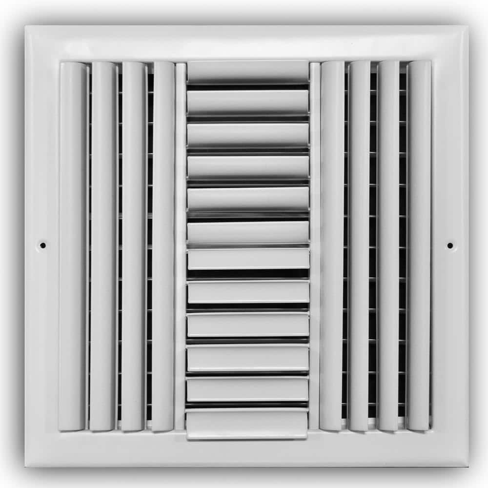 Everbilt 12 in. x 12 in. 4-Way Adjustable Curved Blade Wall/Ceiling ...