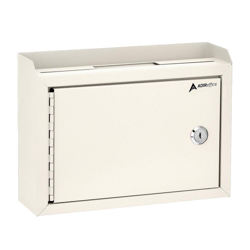 AdirOffice Medium Size White Steel Multi-Purpose Suggestion Drop Box ...