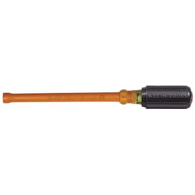 Klein Tools 5/16 in. Insulated Nut Driver with 6 in. Hollow Shaft ...