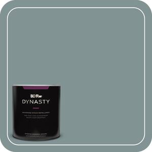 BEHR DYNASTY 1 gal. #QE-53 Raindance Flat Exterior Stain-Blocking Paint ...