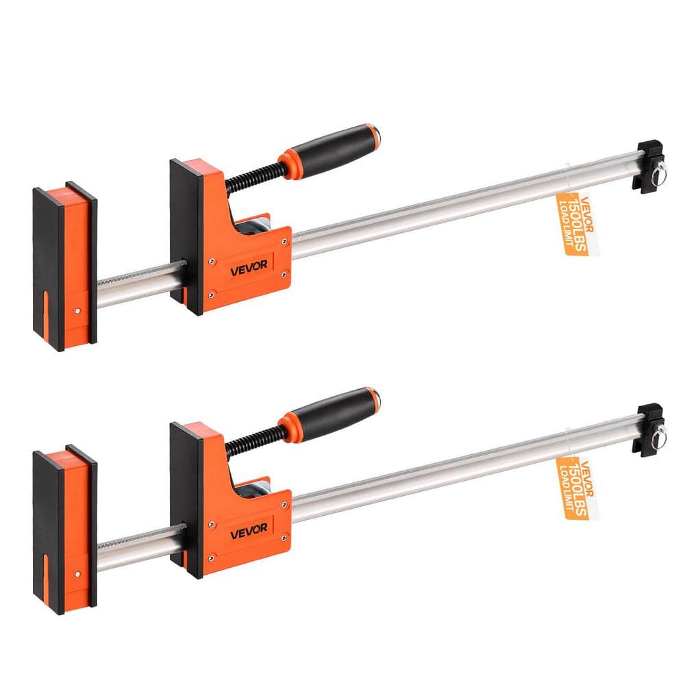 VEVOR Bar Clamps for Woodworking, 30 in. Parallel Clamp Set, F-Clamp ...