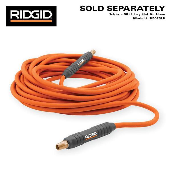 RIDGID Pneumatic 18-Gauge 1-1/2 in. Finish Stapler with Contractor's ...