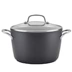 KitchenAid 8-Quart, Matte Black Hard-Anodized Induction Nonstick ...