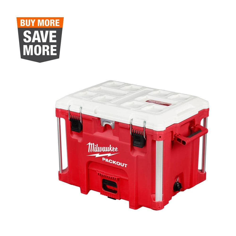 Milwaukee 22 in. Packout 40 qt. XL Cooler 48-22-8462 - The Home Depot