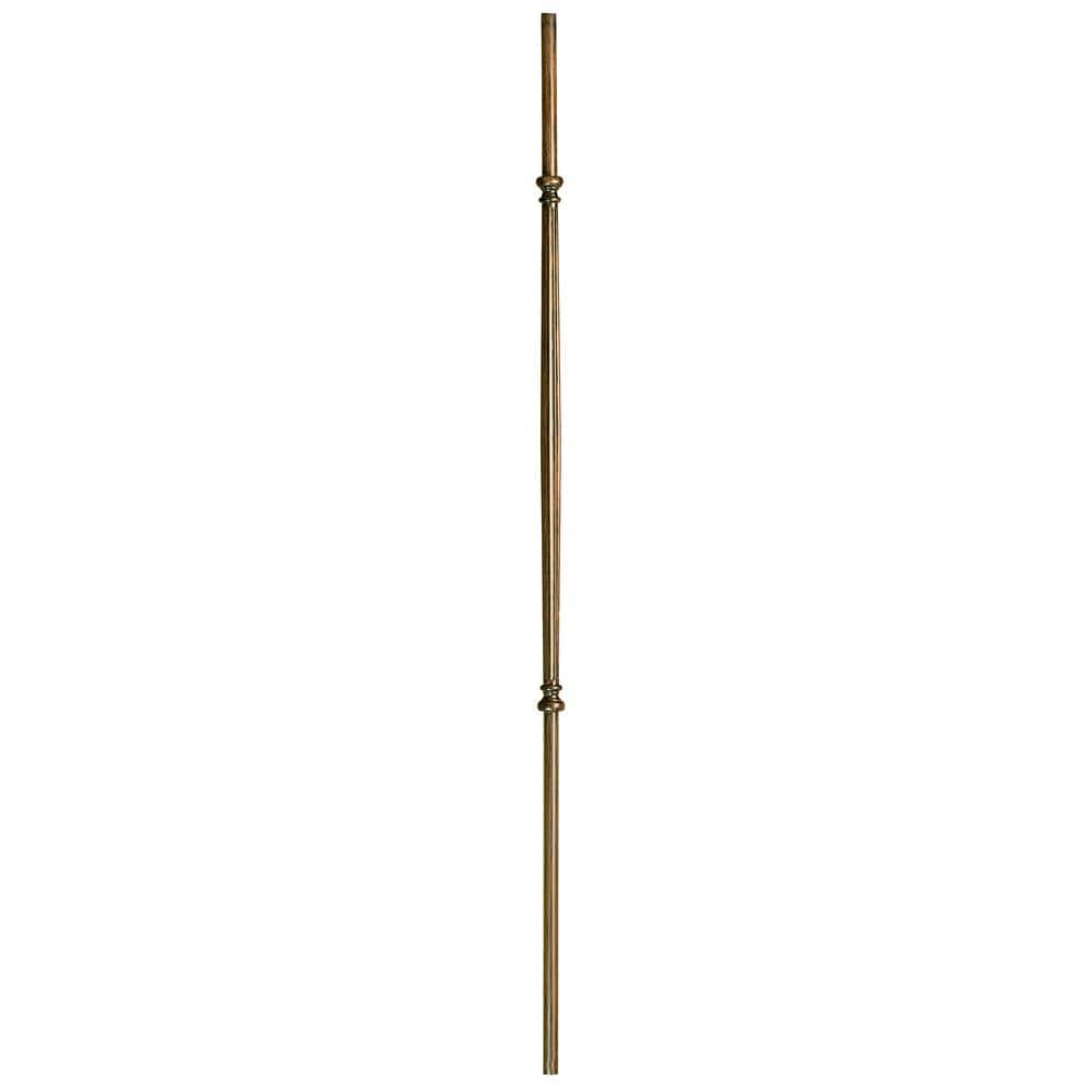 WM Coffman 44 in. x 5/8 in. Oil Rubbed Bronze Round Venetian Fluted ...