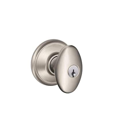 Schlage Siena Satin Nickel Dummy Door Knob F170 SIE 619