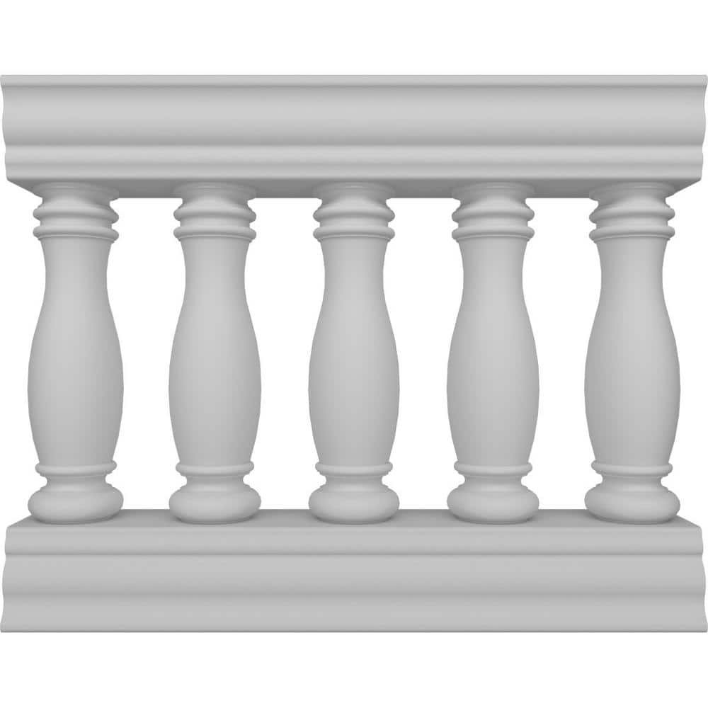 Ekena Millwork Fiberthane Embassy Balustrade 36 in. L x 32 in. H ...