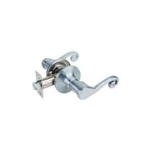 Premier Lock Satin Nickel Passage Door Lever Set LEVP02 - The Home Depot