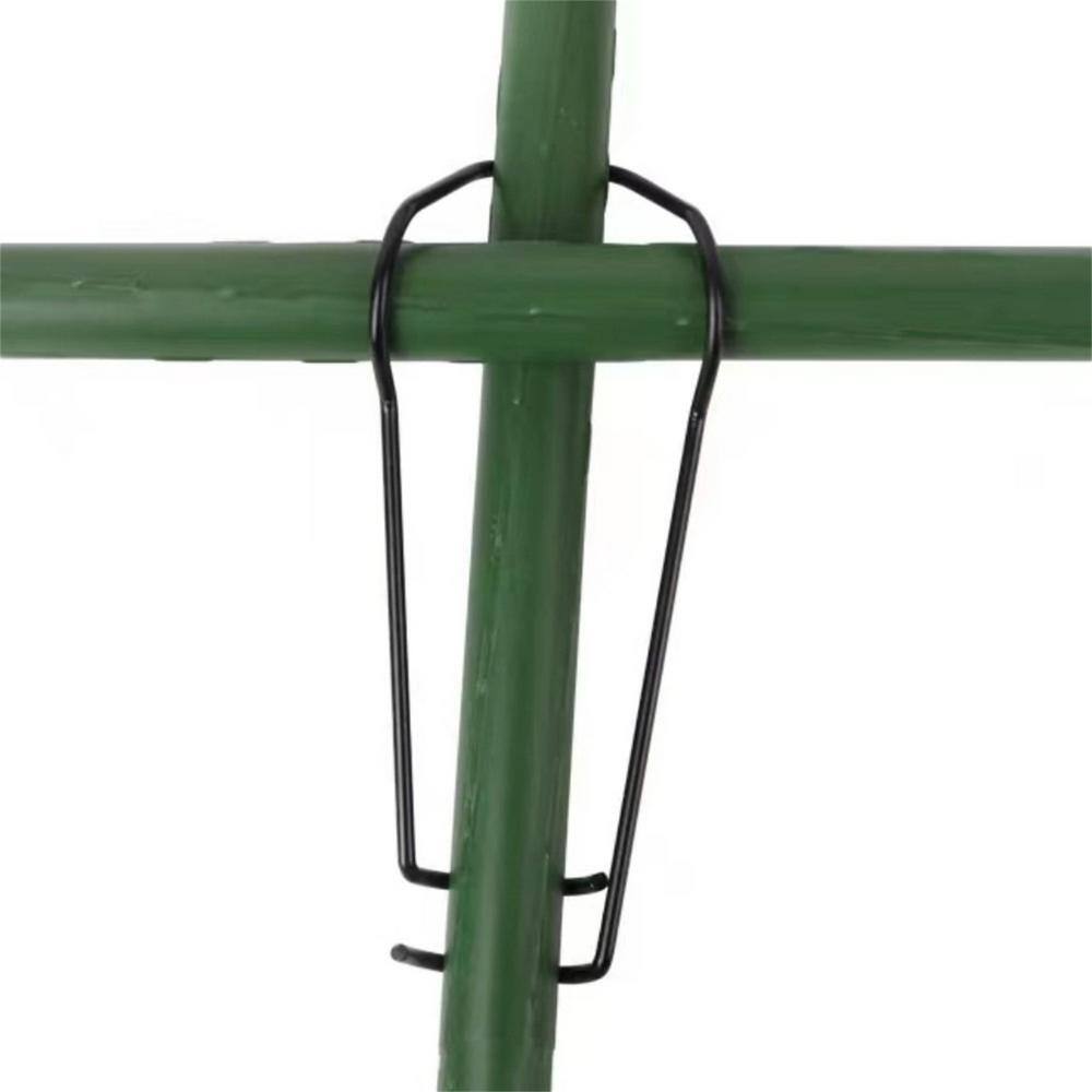 Mr. Garden 3.5 in. Wire Buckle Connector Clips for Gardening Stakes ...