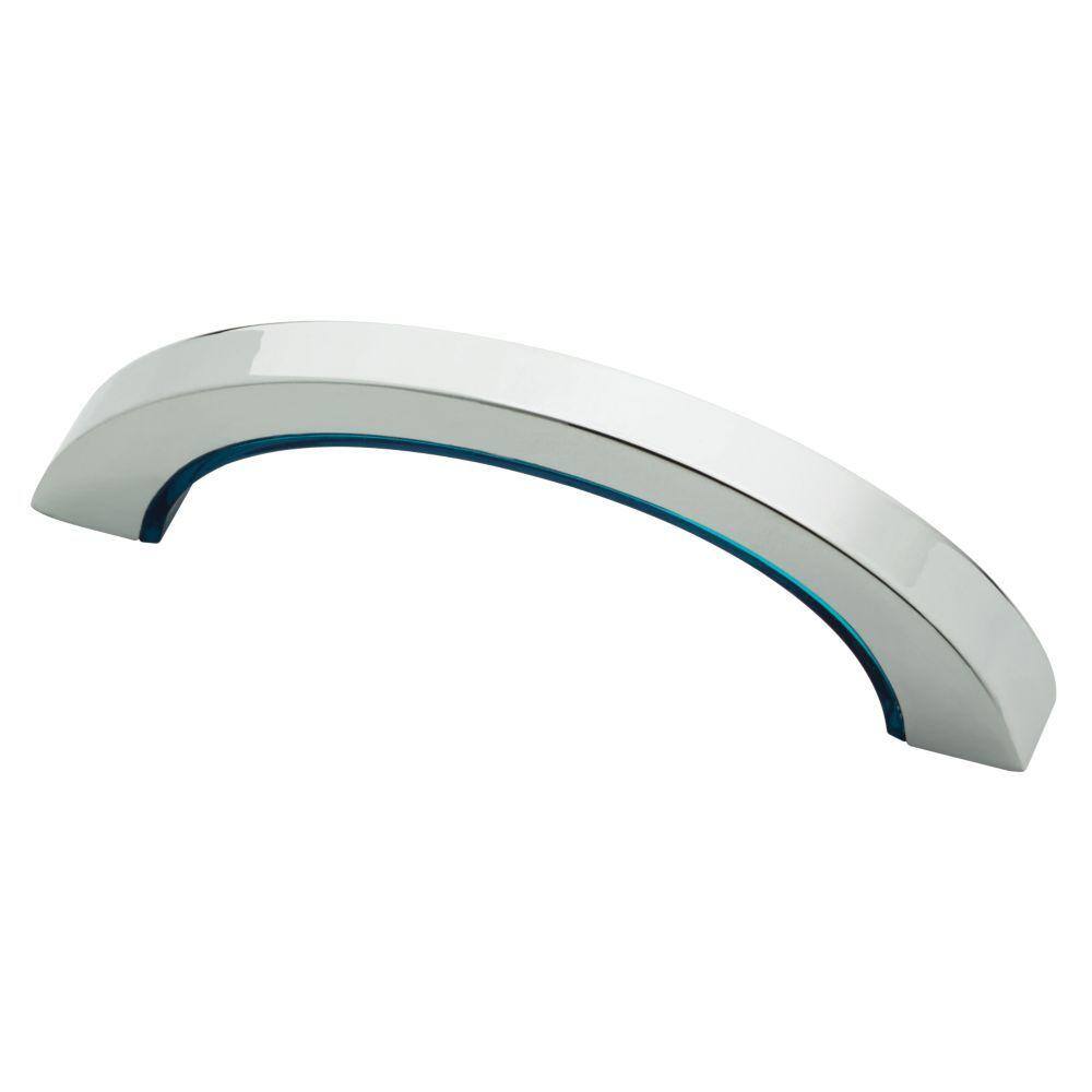Liberty 3 in. (76mm) Center-to-Center Chrome and Cobalt Blue Color Pop ...