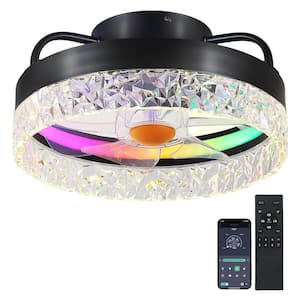 Have a question about Kviflon 13 in. indoor Modern Small Black Ceiling ...