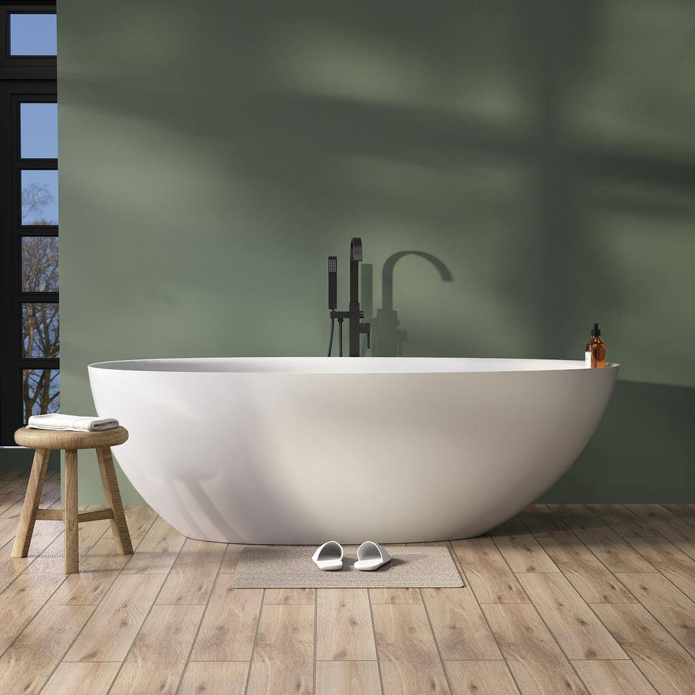 Have a question about GIVING TREE JUNO 67 in. x 33.46 in. Solid Surface ...