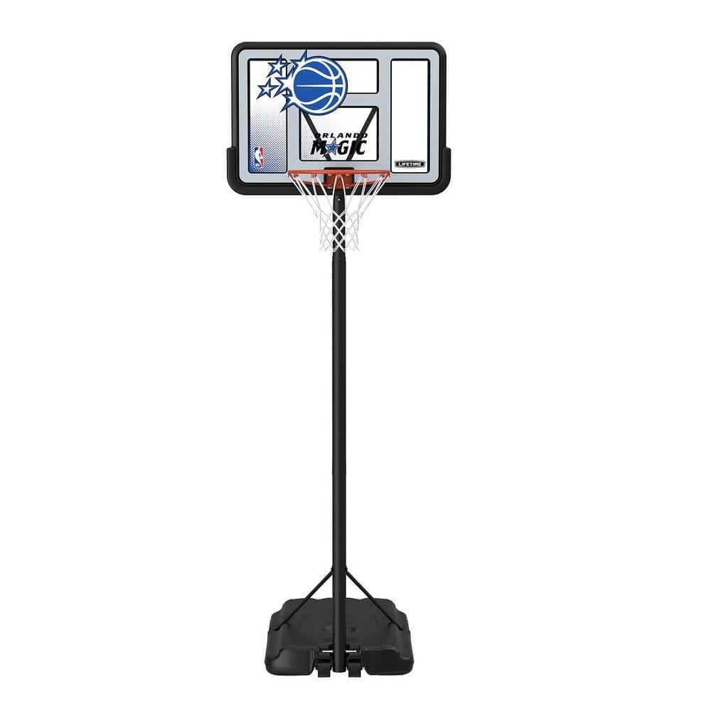 Lifetime NBA Orlando Magic 44 in. Portable Basketball Hoop with Wheels ...