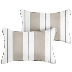 SORRA HOME Sunbrella Relate Harbor Rectangle Indoor/Outdoor Lumbar ...