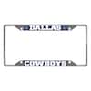 FANMATS NFL - Dallas Cowboys Chromed Stainless Steel License Plate ...