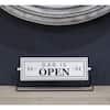 PARISLOFT Bar Is Open and Closed Reversible Metal Tabletop Sign UH473 ...