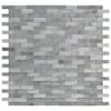 MSI Take Home Sample - Gray Cliff Interlocking 6 in. x 6 in. Textured Multi-Surface Floor and ...