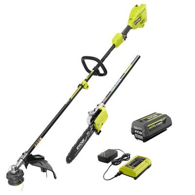 RYOBI Battery Included Cordless String Trimmers The Home Depot
