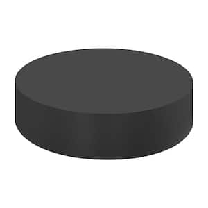 YIYIBYUS 19.68 in. x 7.87 in. White Round Metal Iron Decorative Stand ...