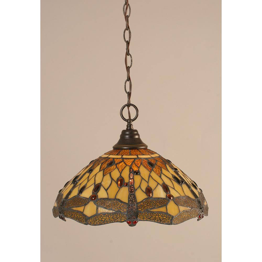 Lighting Theory Kingston 100-Watt 1-Light Dark Granite Bowl Mini ...