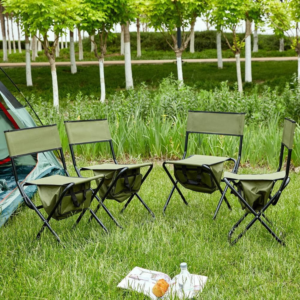 wayofatry 4-Piece Portable Folding Outdoor Chair with Storage Bag for ...