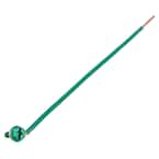 Commercial Electric 12 AWG Solid Grounding Pigtails with Screws, Green ...