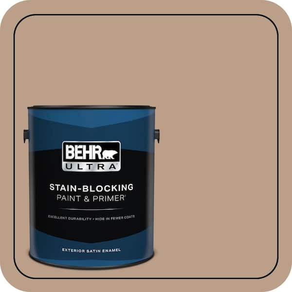 BEHR ULTRA 1 gal. #N240-4 Sierra Satin Enamel Exterior Paint & Primer ...