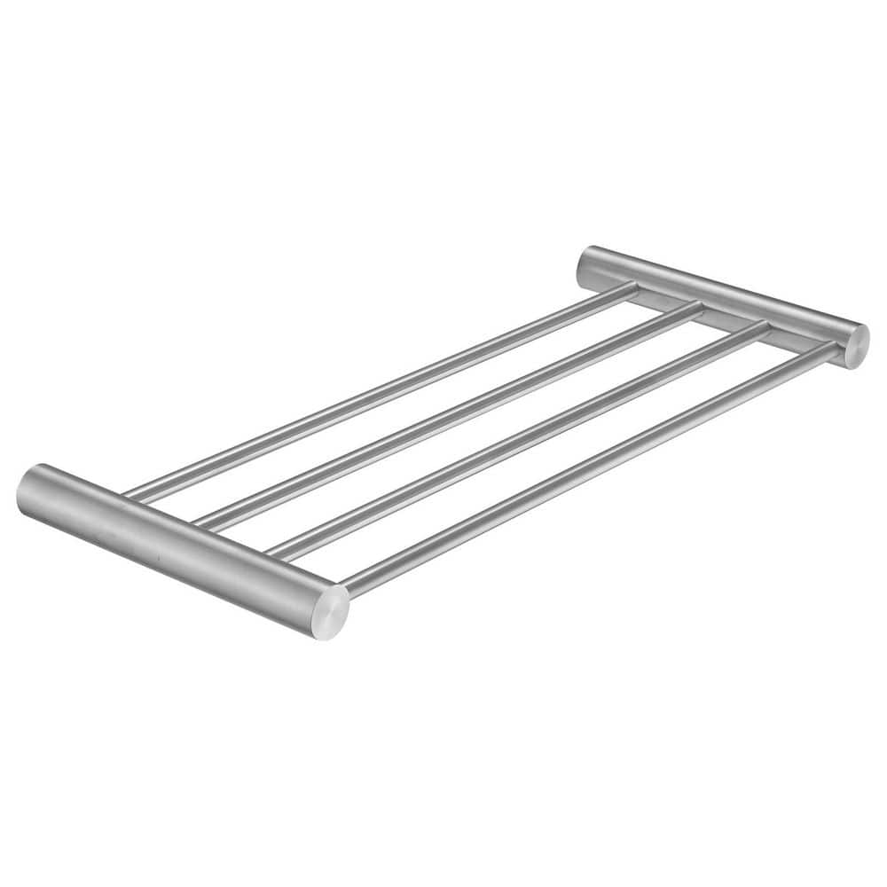 BWE 4-Bar Towel Rack Towel Shelf Wall Mounted Modern Hotel Style with ...