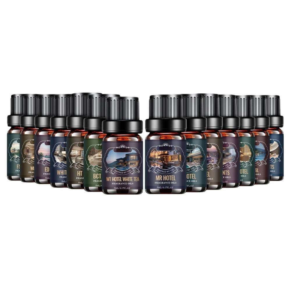 Angel Sar 14-Pack 5ml. Fragrance Oil for Diffusers, Hotel Essential ...