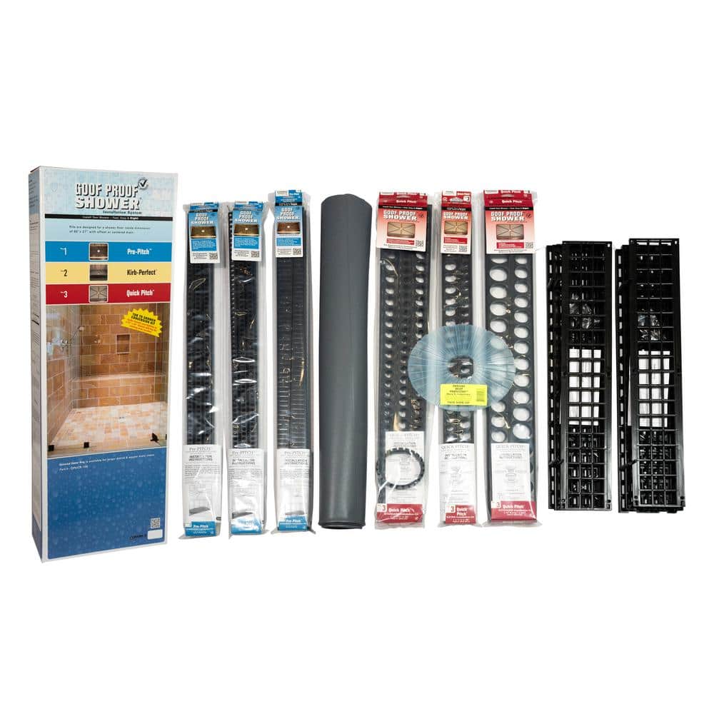 Goof Proof Shower Bath Tub to Shower Conversion Kit/Deluxe with Liner ...