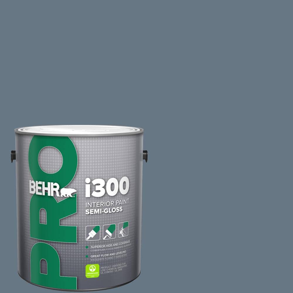BEHR PRO 1 gal. #MQ5-19 Hypnotic Semi-Gloss Interior Paint PR37301 ...