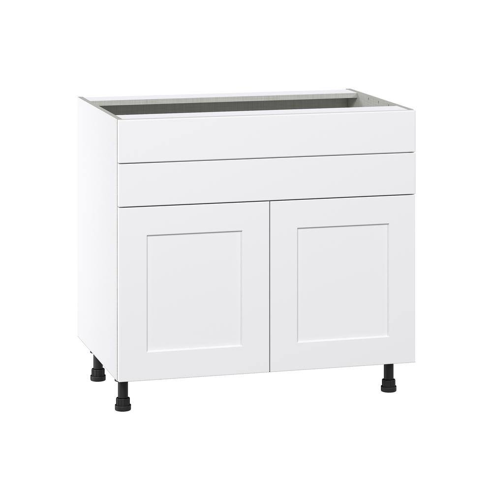 Reviews for J COLLECTION Wallace Painted Warm White Shaker Assembled ...