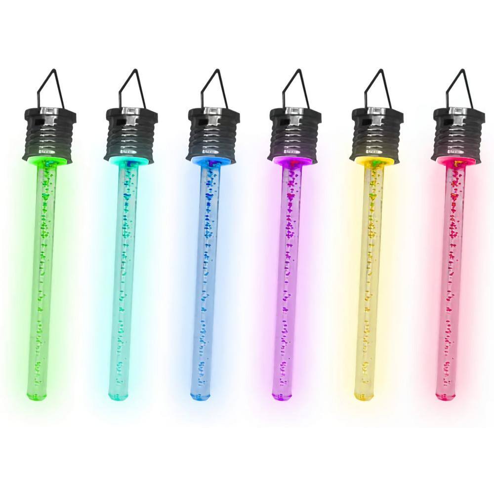 LIGHTSMAX Outdoor Solar LED Hanging Multi-Color Lights Decor Waterproof ...